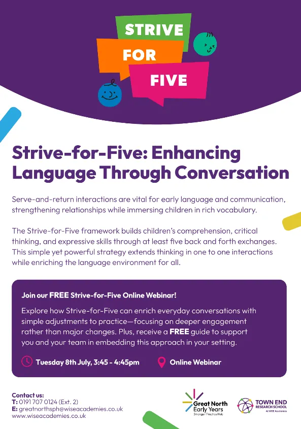 Strive-for-Five: Enhancing Language Through Conversation | Stronger Practice Hubs